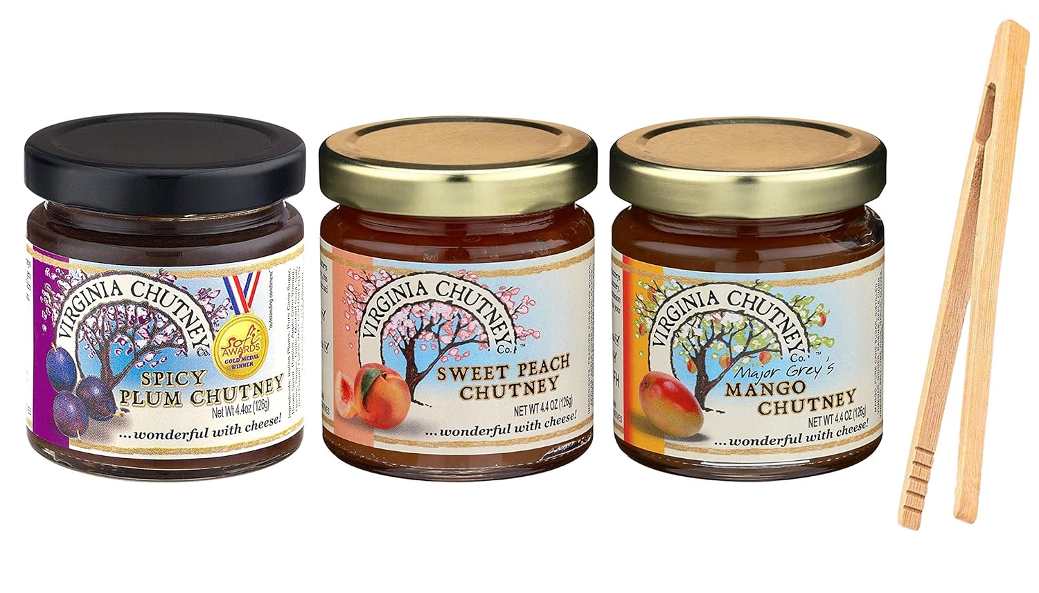 Amazon.com : Virginia Chutney Spread Variety Pack 4.4 ounce each (Pack ...