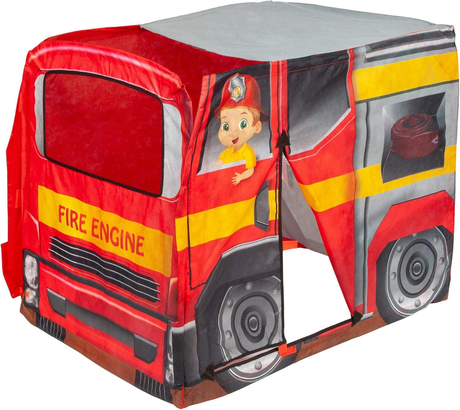 Amazon.com: Explore Hut Fire Engine Play Tent : Toys & Games