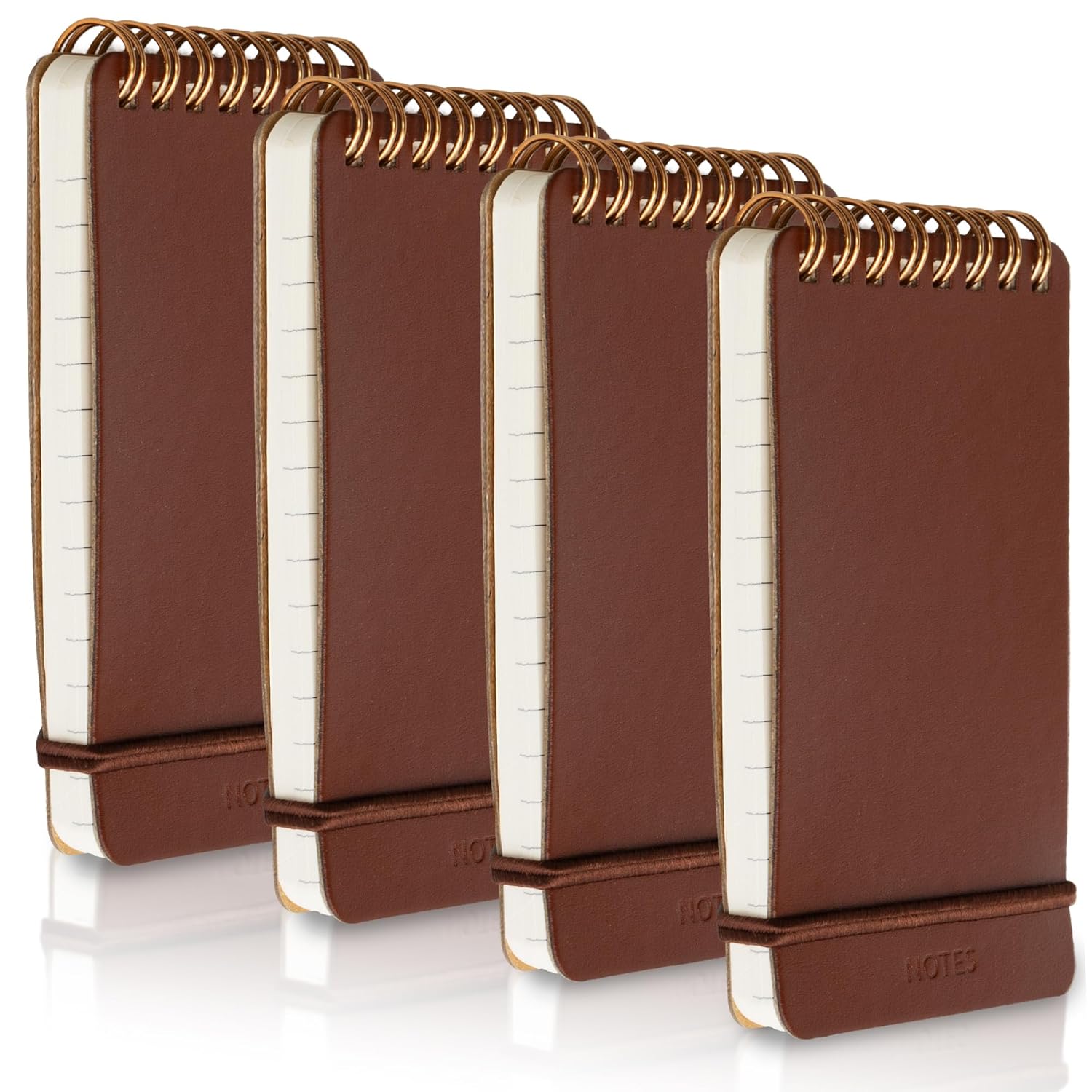 ZICOTO Aesthetic Pocket Notebooks Set Of 4 - Small 3x5 Spiral Notepads ...