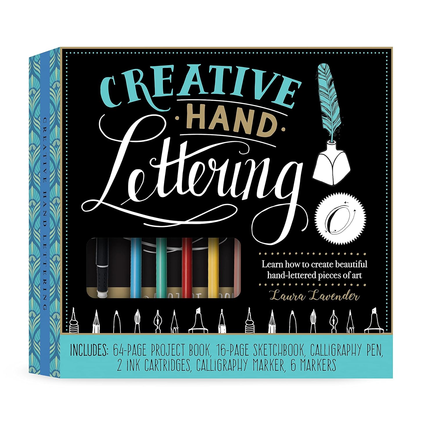 Creative Hand Lettering Kit: Learn to create beautiful hand-lettered ...
