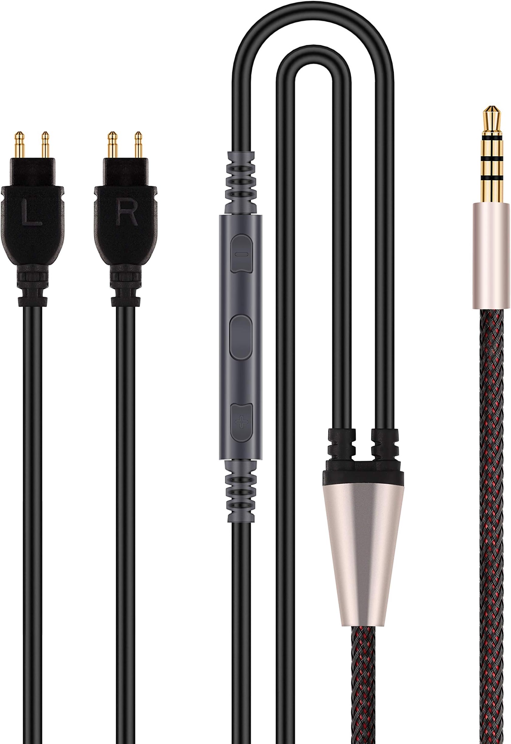 Amazon.com: Audio Replacement Cable with in-Line Mic Remote Volume ...