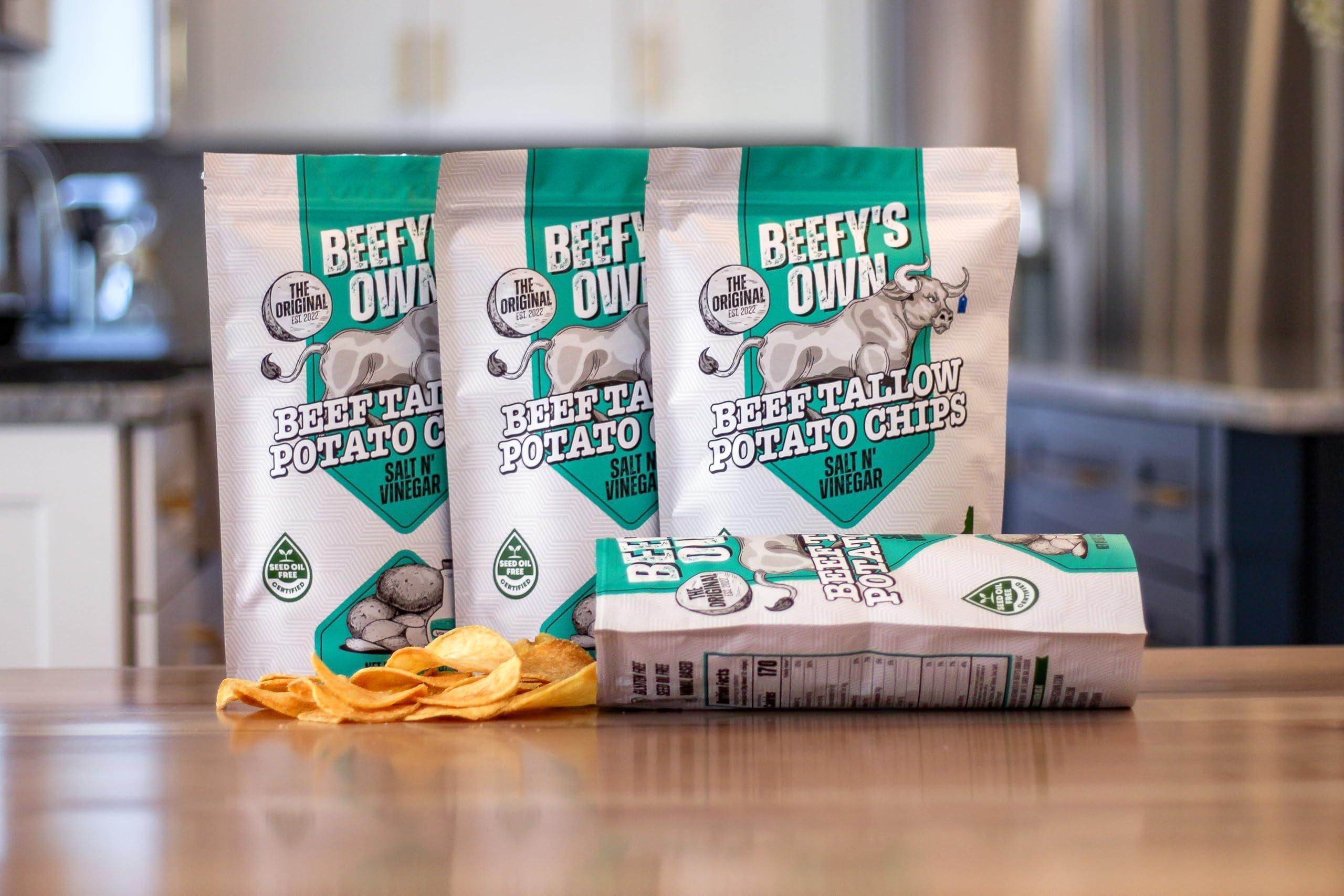 Amazon.com: Rosie’s Chips – Kettle Cooked Chips in Grass-Fed Beef ...