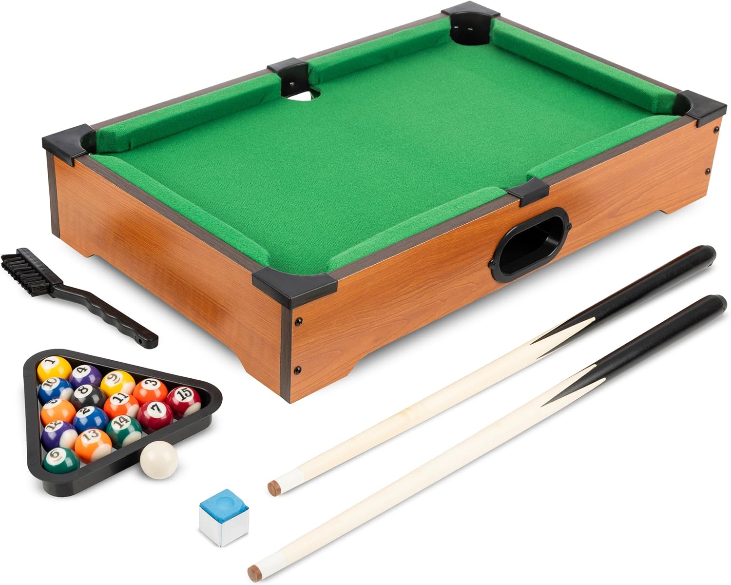 Amazon.com : Mini Pool Table - 20-Inch Portable Tabletop Billiards Game ...