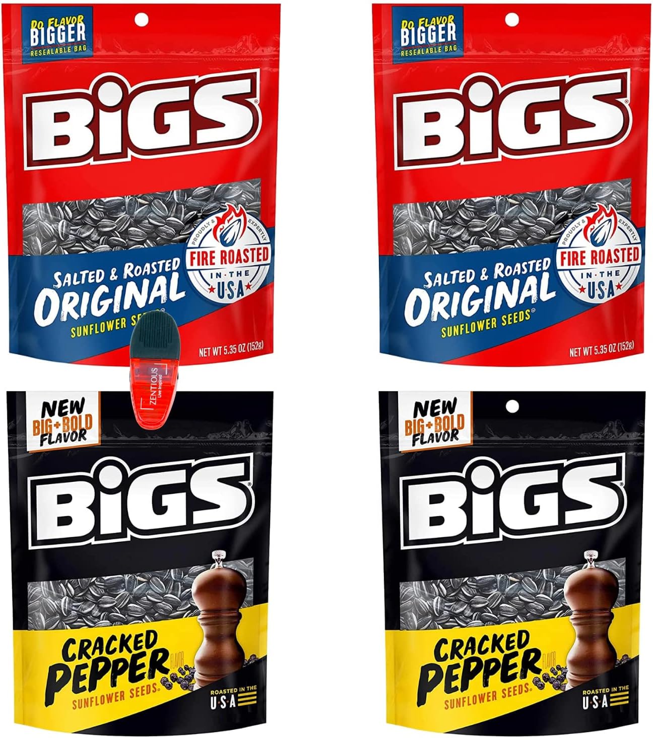 Amazon.com: Bigs Sunflower Seeds Variety Pack - Multi Flavor Variety ...