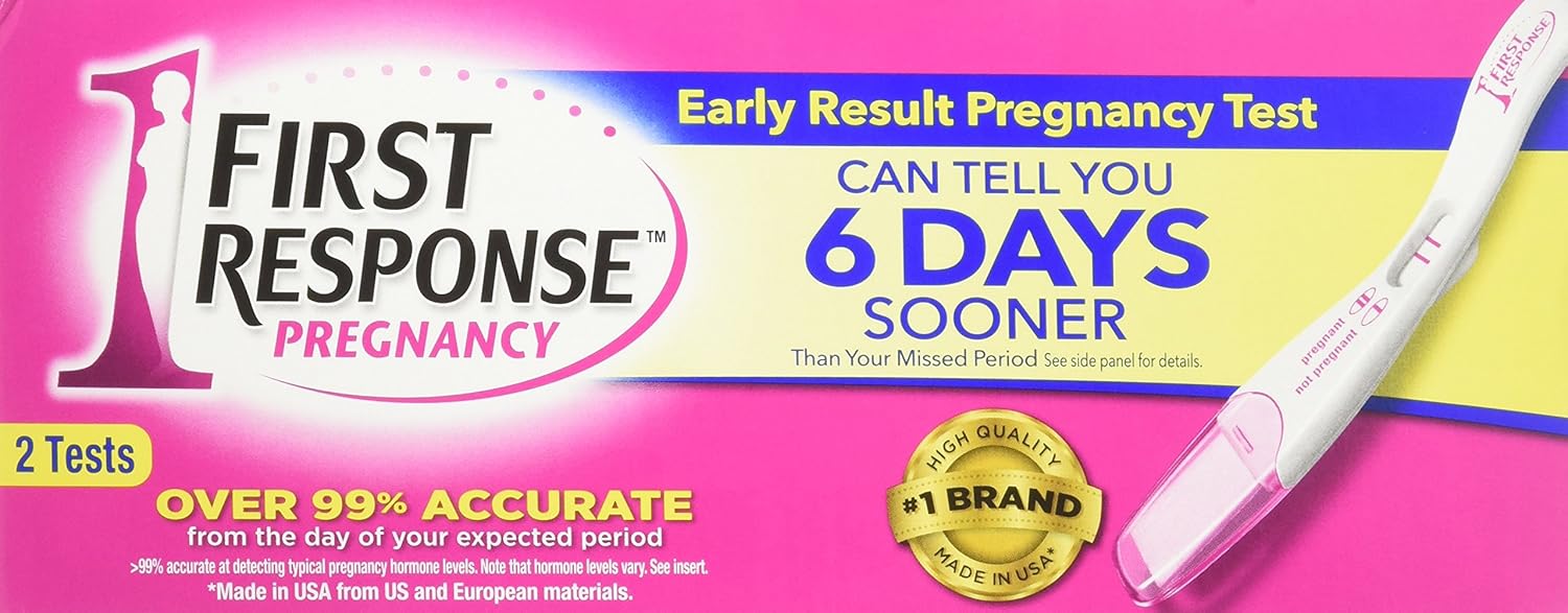 Amazon.com: First Response Early Result Pregnancy Tests - 2 ct, Pack of ...