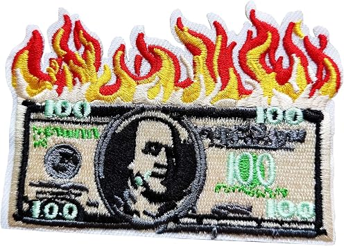 Amazon.com: Vintage Cash Patch, Sewable & Ironable Embroidered Money ...