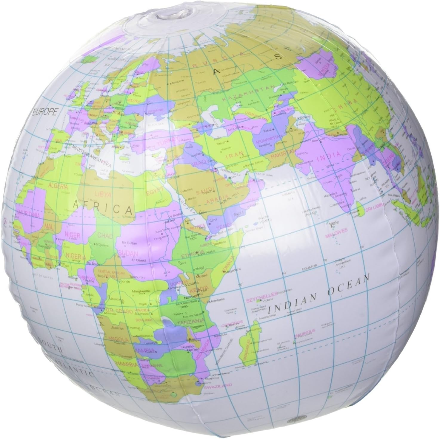 Amazon.com: HENBRANDT Inflatable Plastic World Map Globe, 40cm : Toys ...