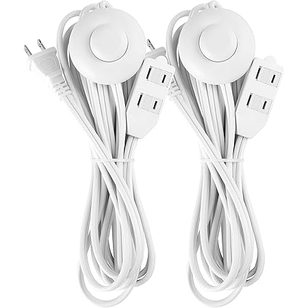 Woods Indoor Extension Cord With Remote On/Off Switch (White, 15 Ft ...