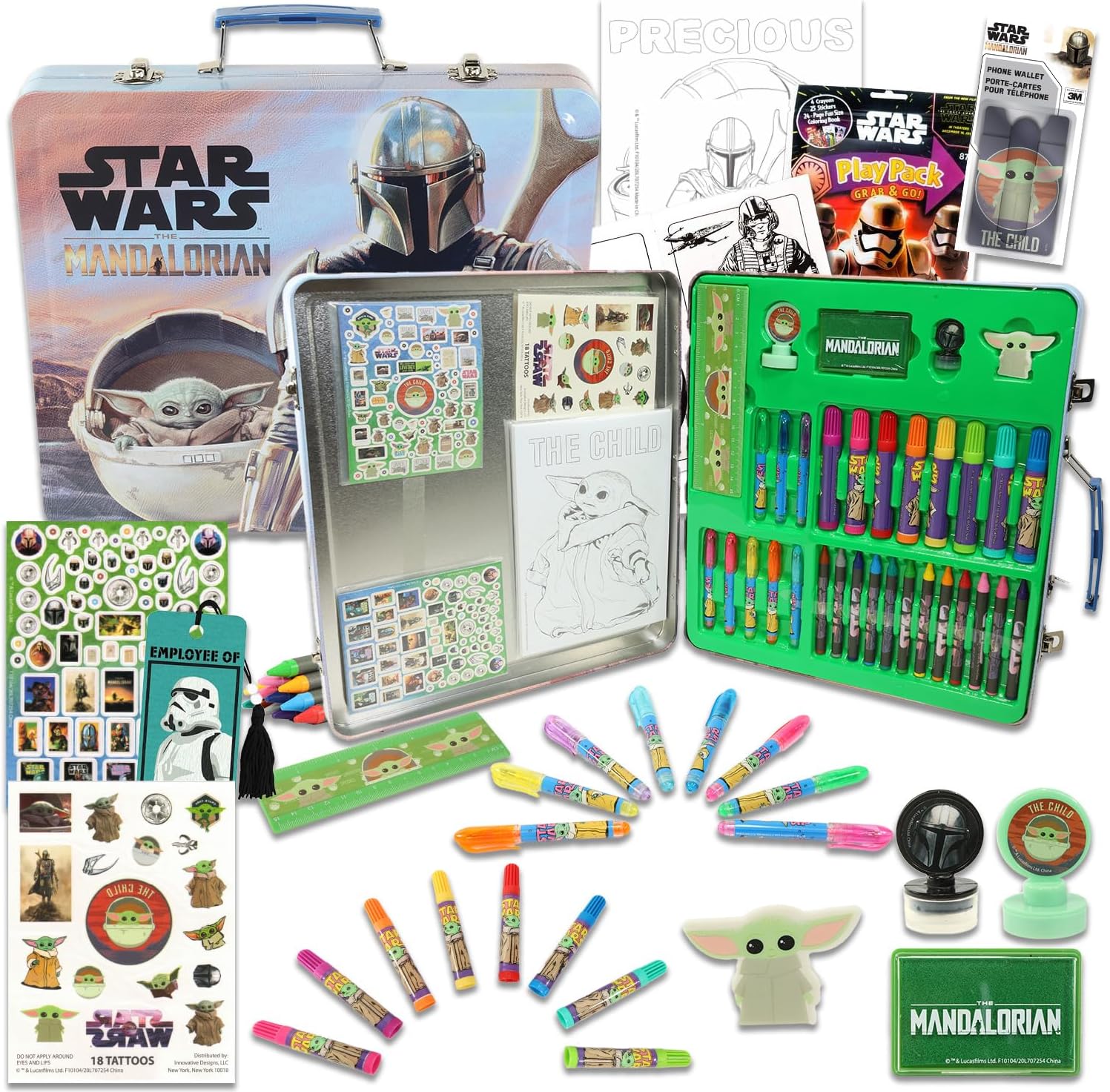 Amazon.com: Baby Yoda Activity Set - 500+ Pc Baby Yoda Arts and Crafts ...