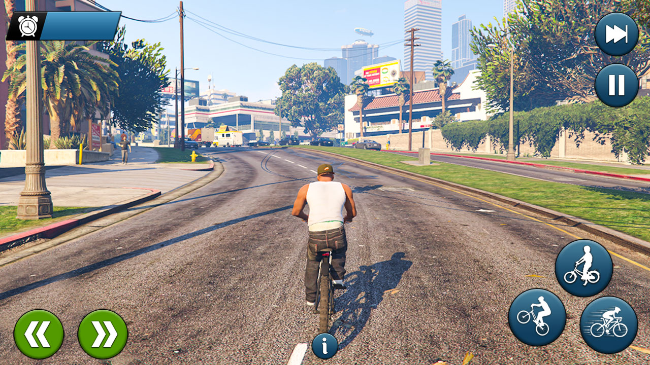 Open World Gangster Bicycle Racing Games Grand Dirt Bike Stunts - App ...