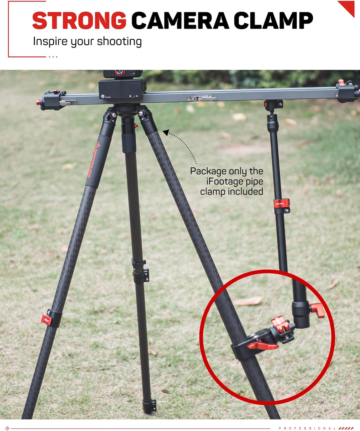 Buy IFOOTAGE 32 Camera Support Arm, Spider Crab Telescoping Support Rod ...