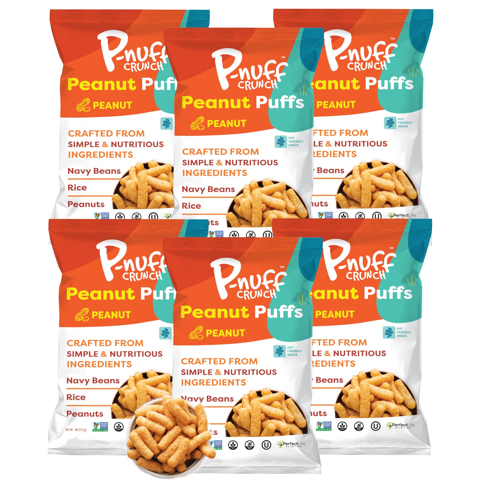 Buy P-nuff Crunch Roasted Peanut Puffs – Shark Tank, y Snacks, Keto ...
