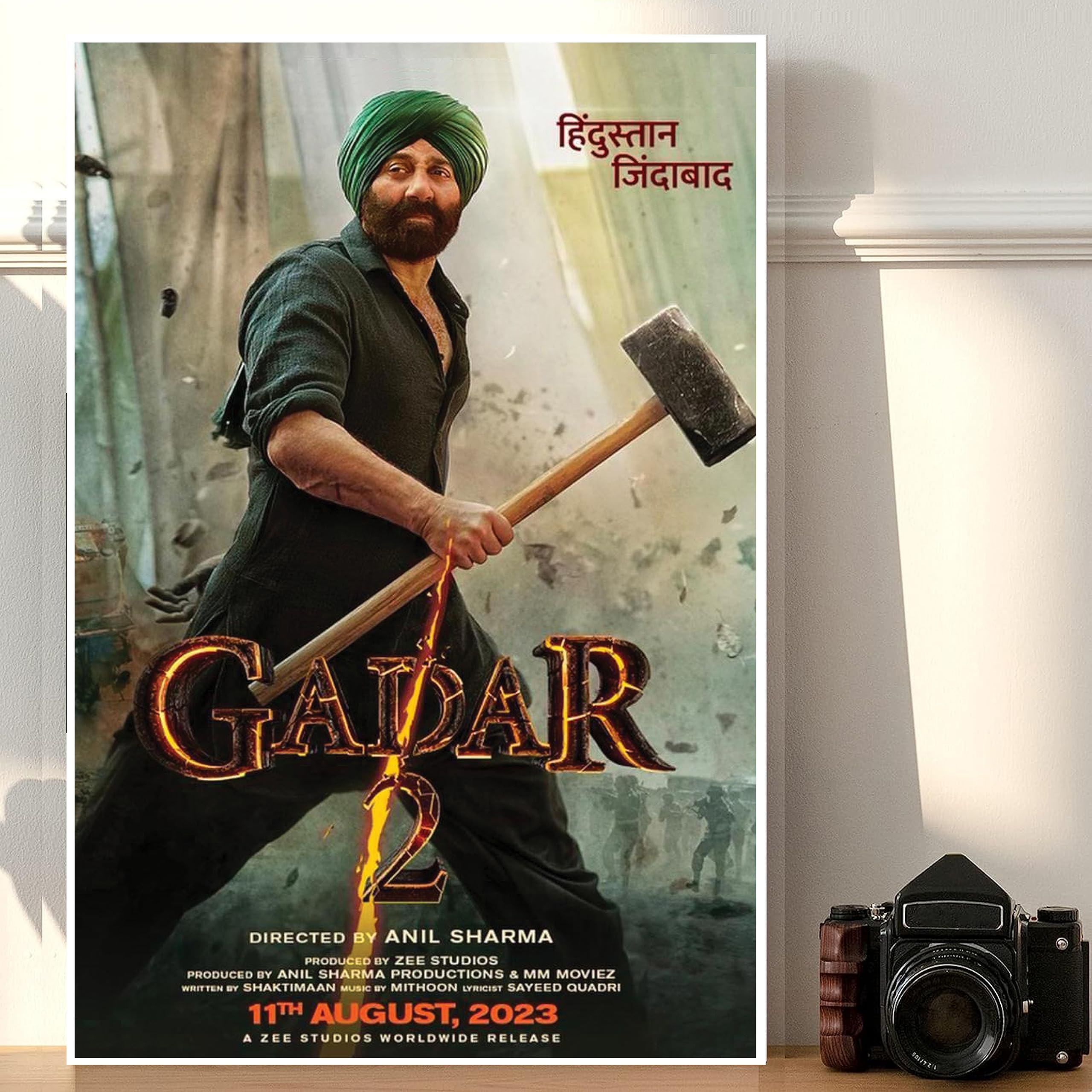 Gadar Movie Poster Gadar' Completes 20 Years: The Film Bulldozed All