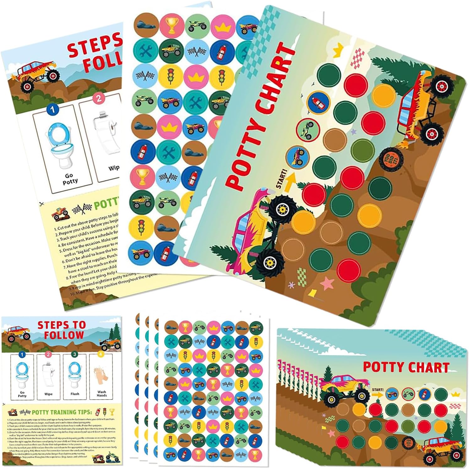 My Potty Training Pack - Toddler Toilet Training Programme with Reward ...