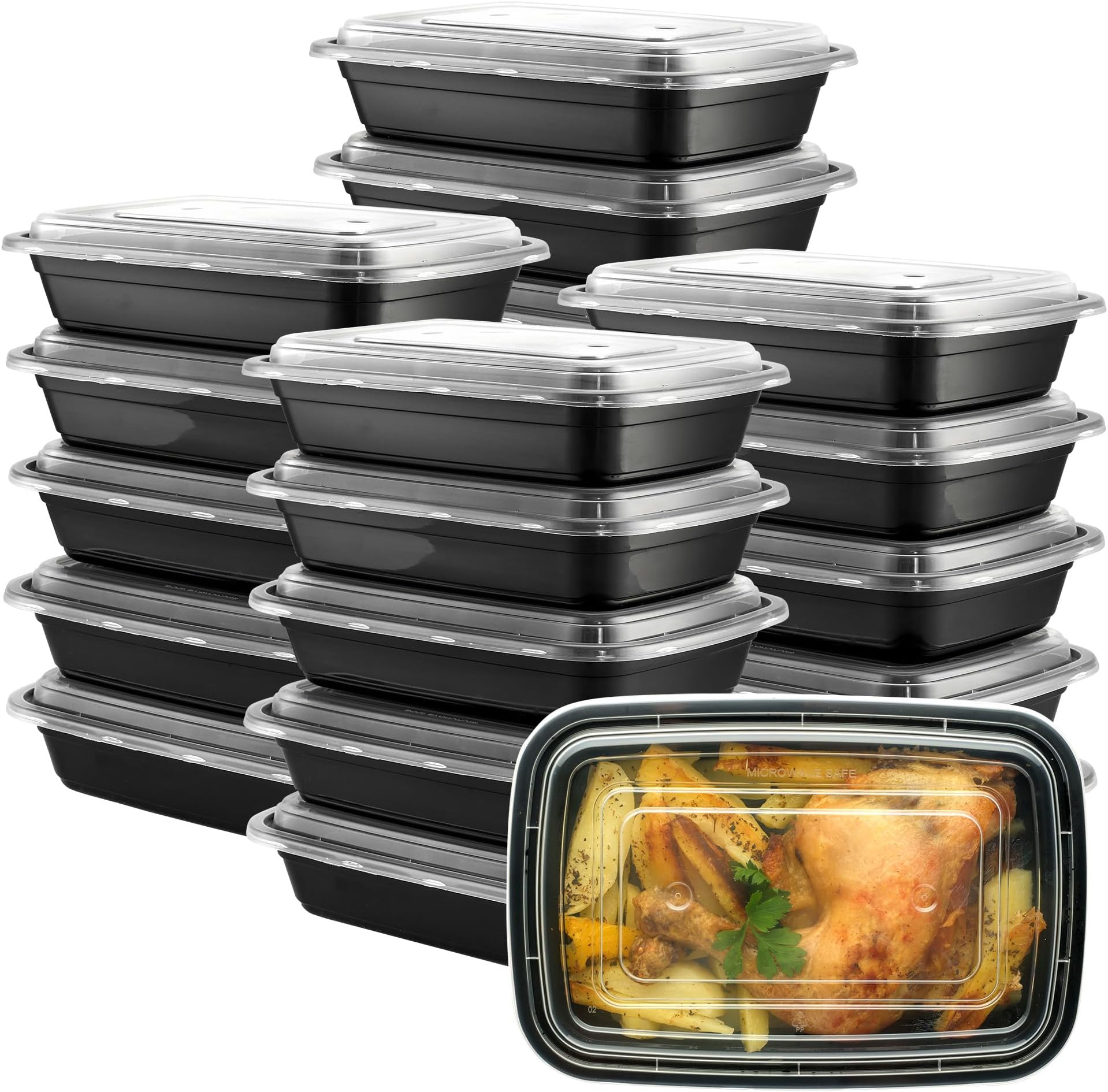 Amazon.com: Yardwe 10Pcs Plastic Cake Containers with Lid Disposable ...