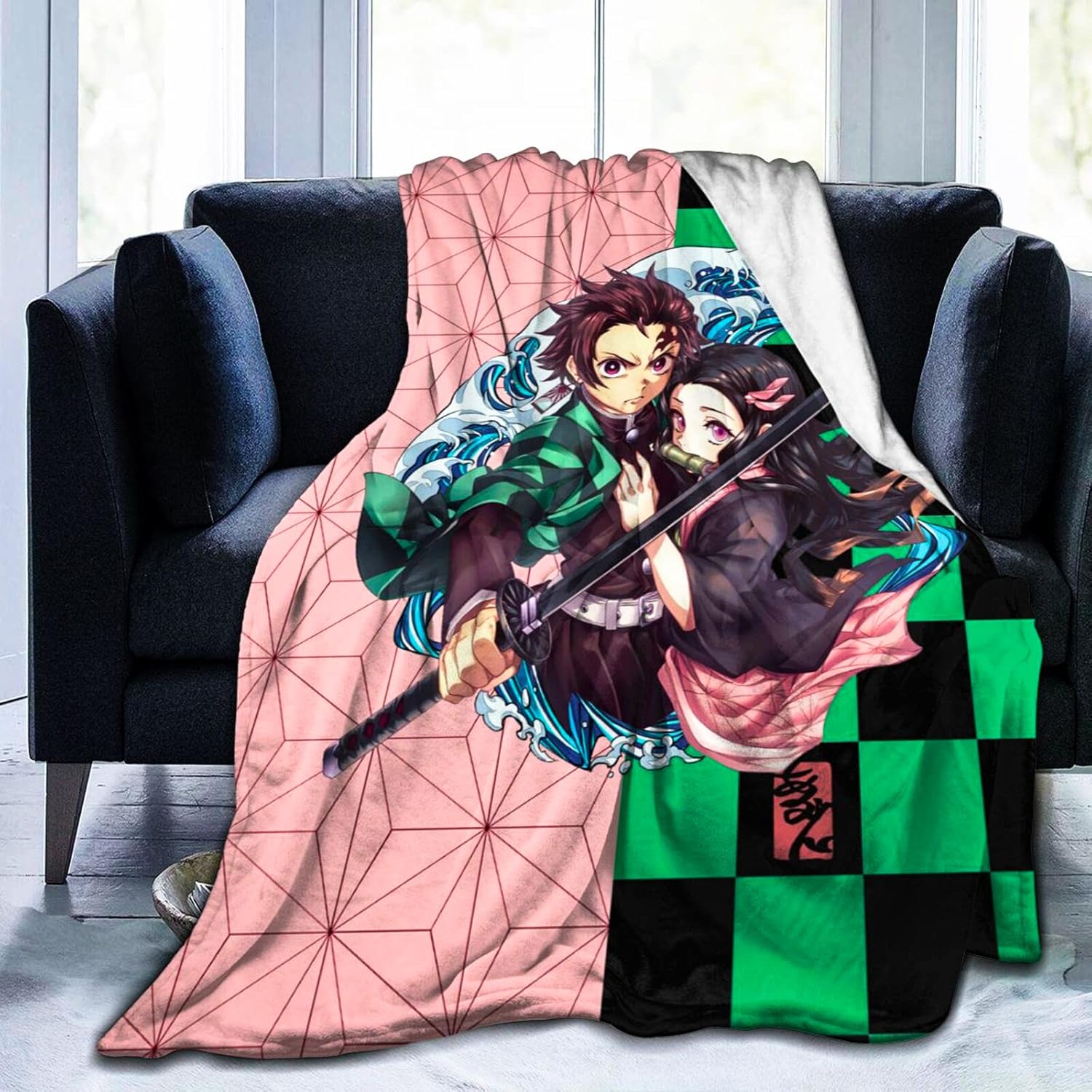 Amazon.com: Anime Blanket Ultra Soft Flannel Throw Blanket Lightweight ...