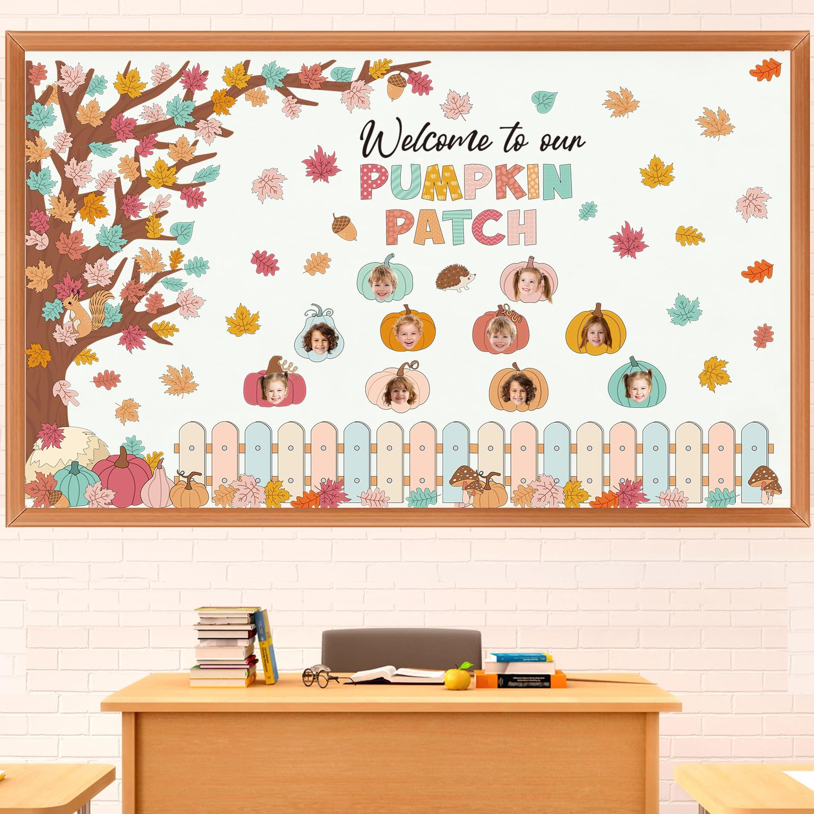 Snapklik.com : Pasimy Fall Bulletin Board Decorations Set Pumpkin ...