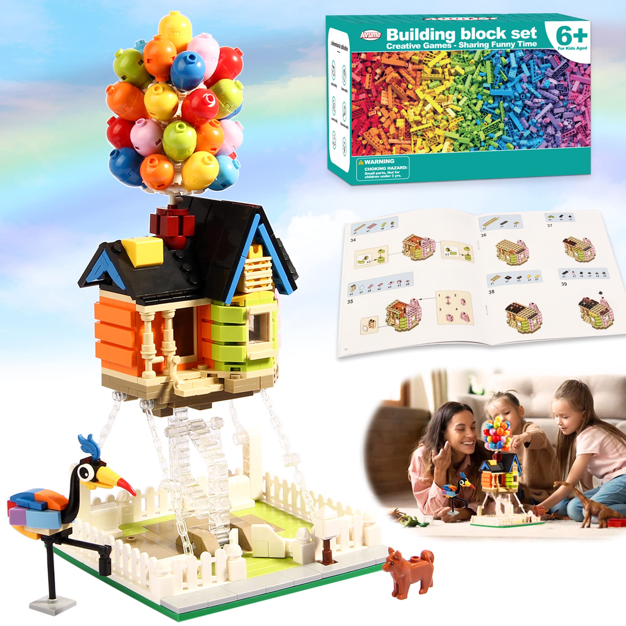 Buy Up Balloon House Building Kit, Creative Suspended Anti-Gravity ...