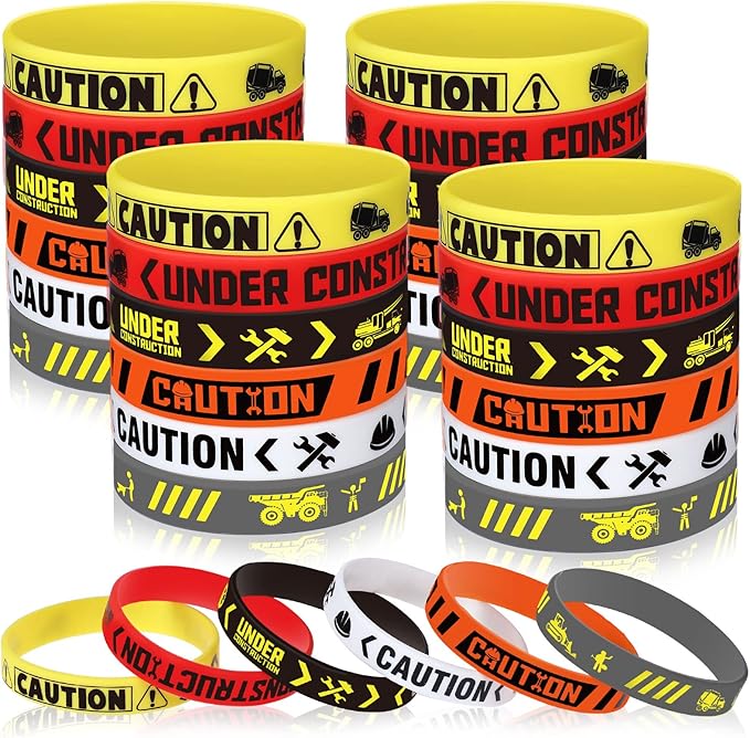 Amazon.com: Kasyat 24 Pieces Construction Party Favors, Under ...