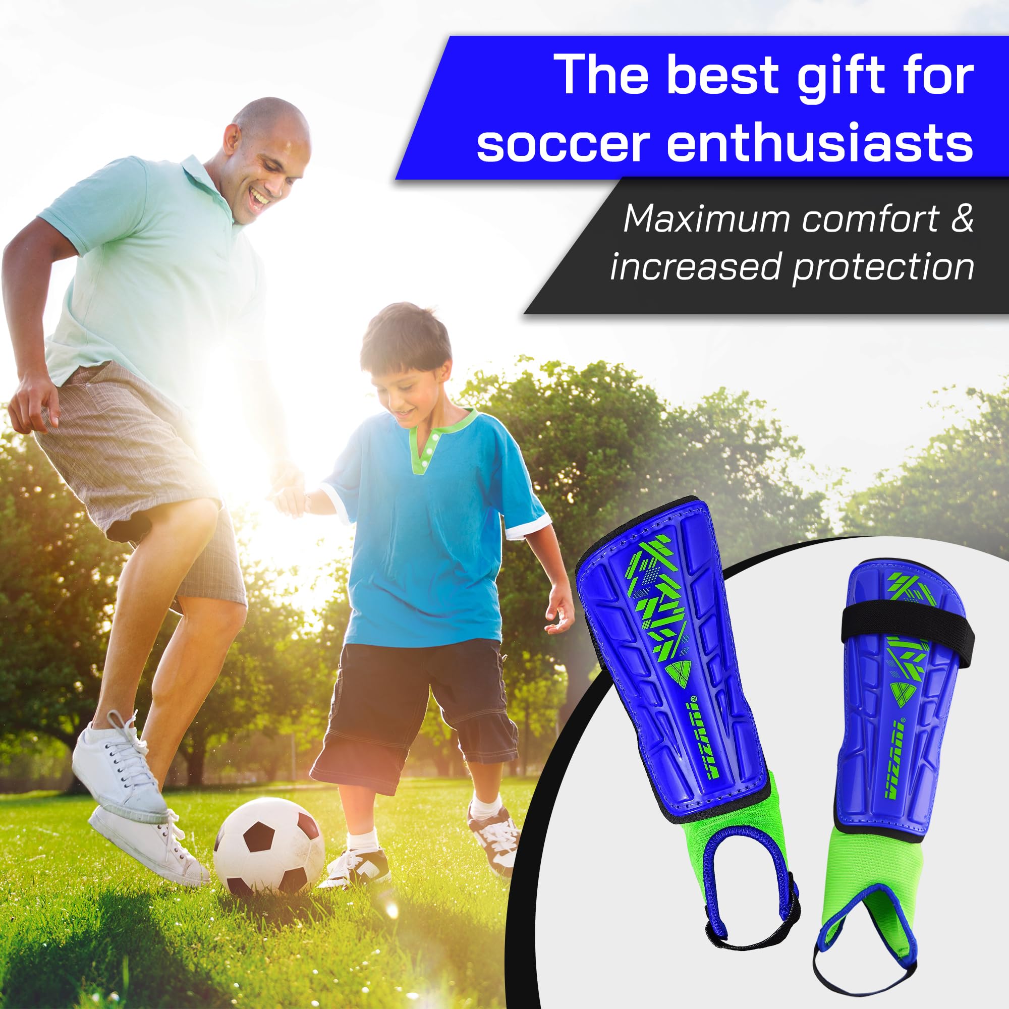 Snapklik.com : Malaga Soccer Shin Guards For Kids Youth Soccer Gear For ...