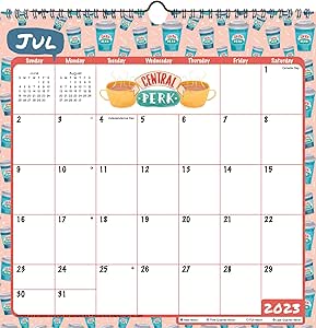 Amazon.com: 2023-2024 Friends Academic Spiral Wall Calendar (July 2023 ...