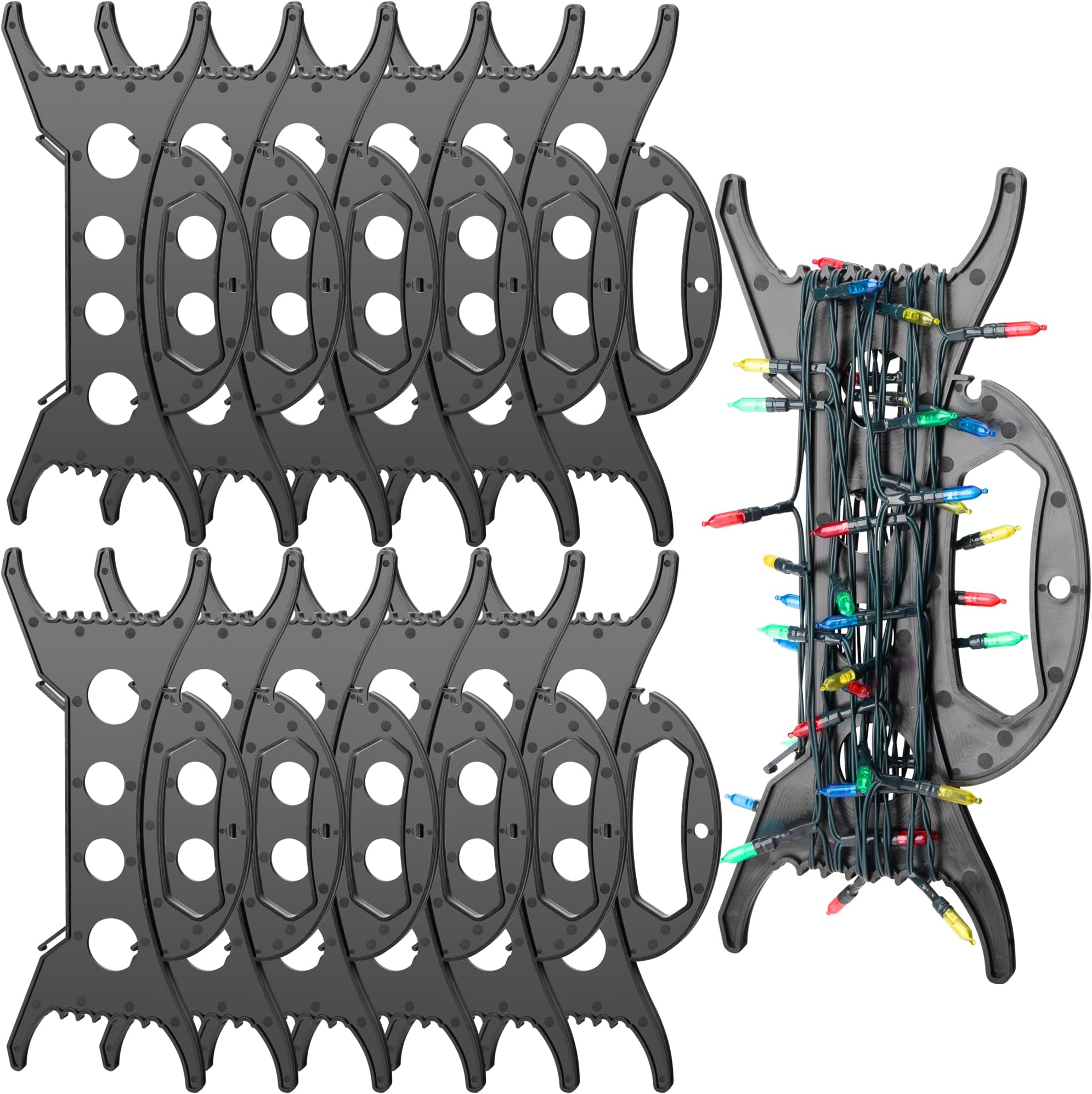 Amazon.com: 10 Pieces Christmas Lights Storage Holder Cord Storage Reel ...