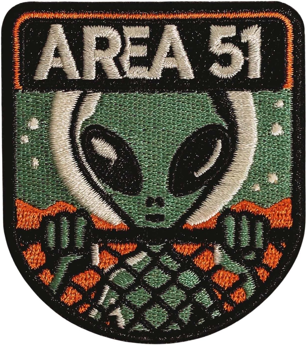 Amazon.com: EM0134V68 Area 51 Alien Activity ET UFO Embroidered Patch ...