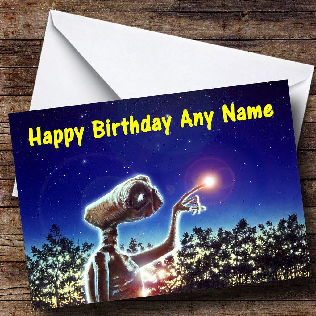 Personalised Et Birthday Card : Amazon.co.uk: Stationery & Office Supplies