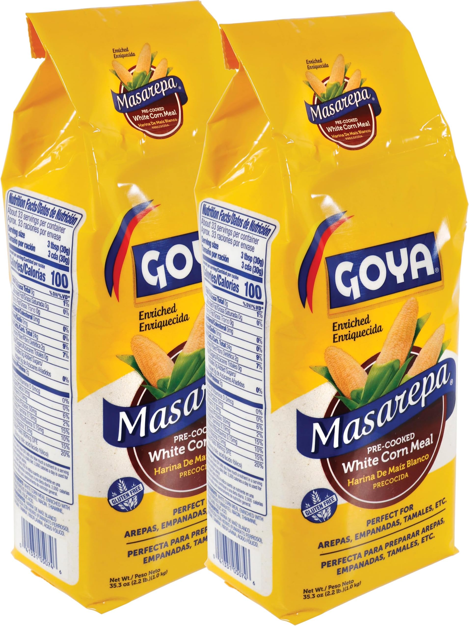 Amazon.com: Donarepa Precooked White Corn Meal, 35.3 Oz