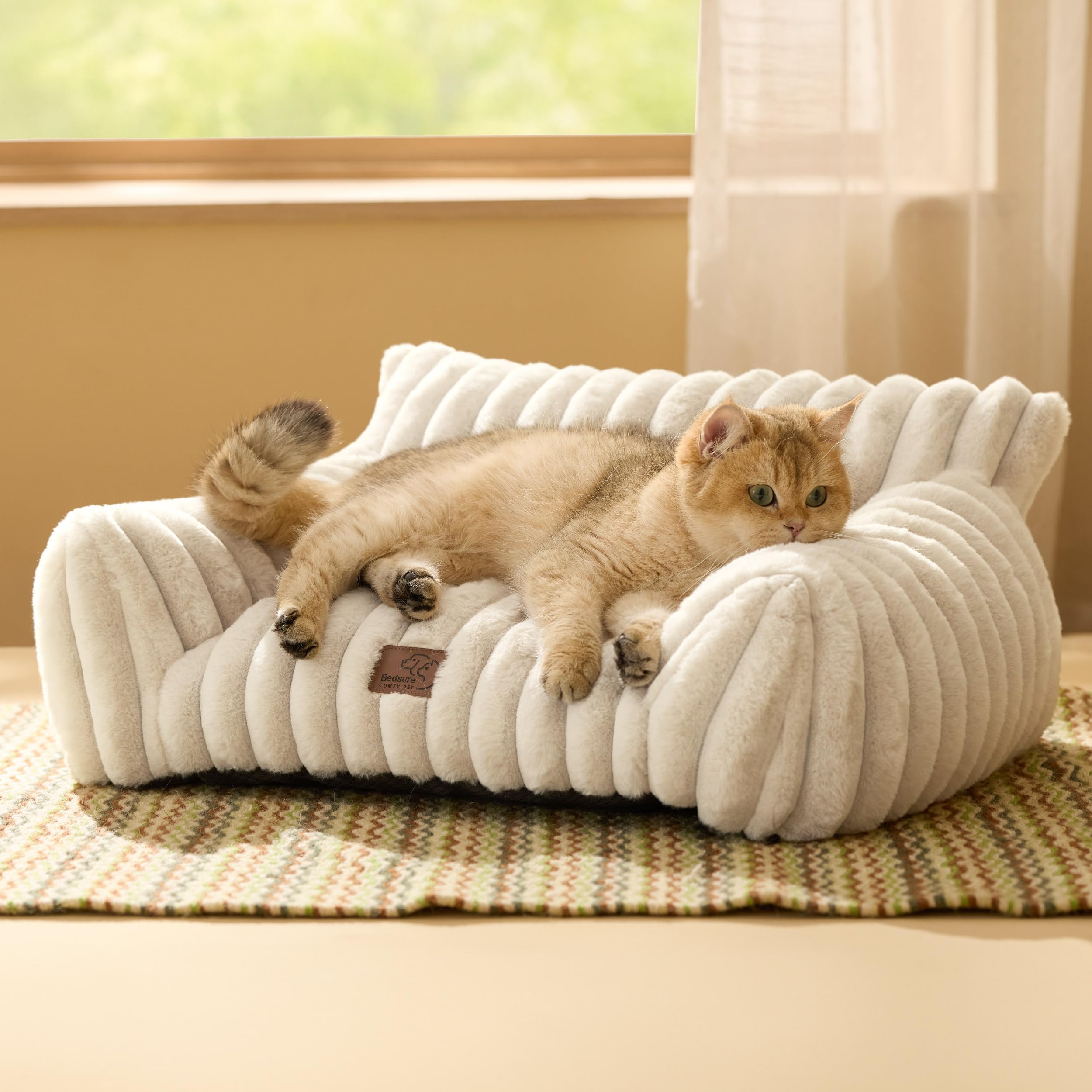 Amazon.com: Little Scratchers Royal Cat Couch - Extra Thick Cat Scratcher Couch, Cat Sofa Bed ...