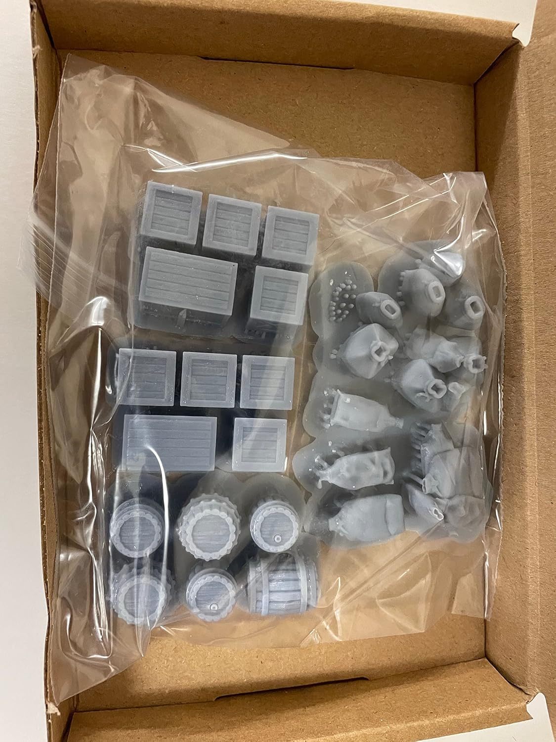 Crates, Barrels & Sacks Set- Serious-Play model basing set, wargames ...