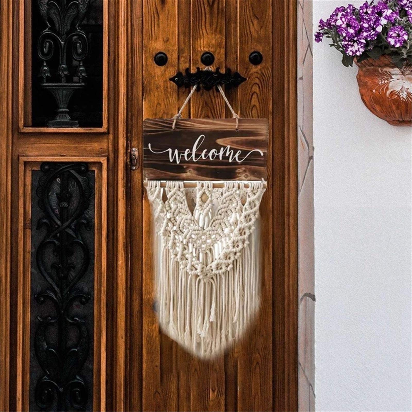 Welcome Home Lighted Tapestry