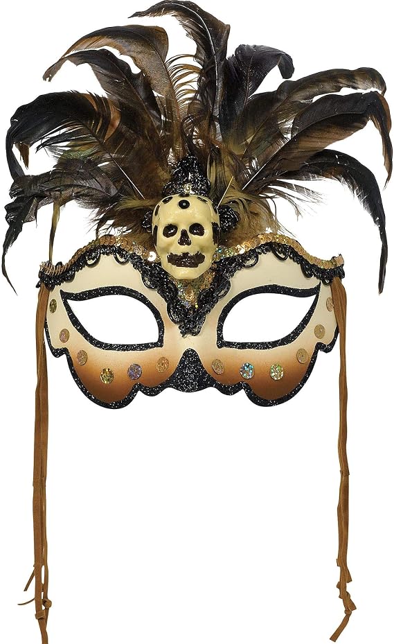 Amazon.com: Amscan 847874 Witch Doctor Masquerade Mask : Clothing ...