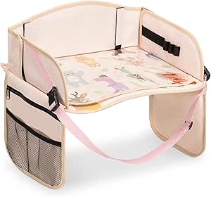 Navaris Kids Car Tray Table - Foldable Travel Play Tray for Toddlers ...