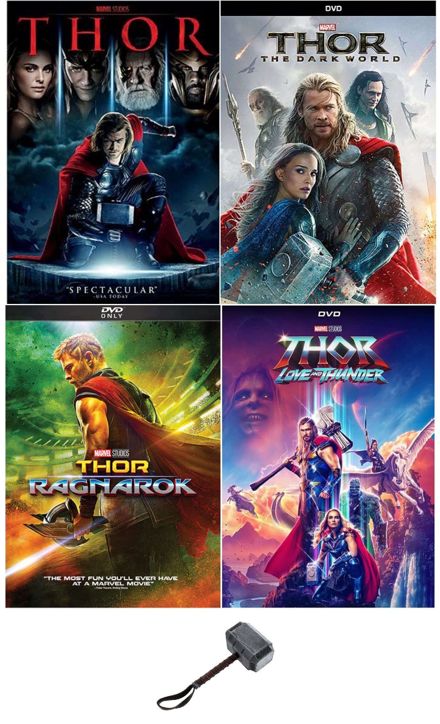 Amazon.com: Marvel's Thor One 1 Two 2 Three 3 Four 4 Complete 4 DVD ...