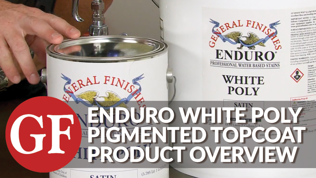 Watch White Poly Pigmented Topcoat Overview | General Finishes on ...