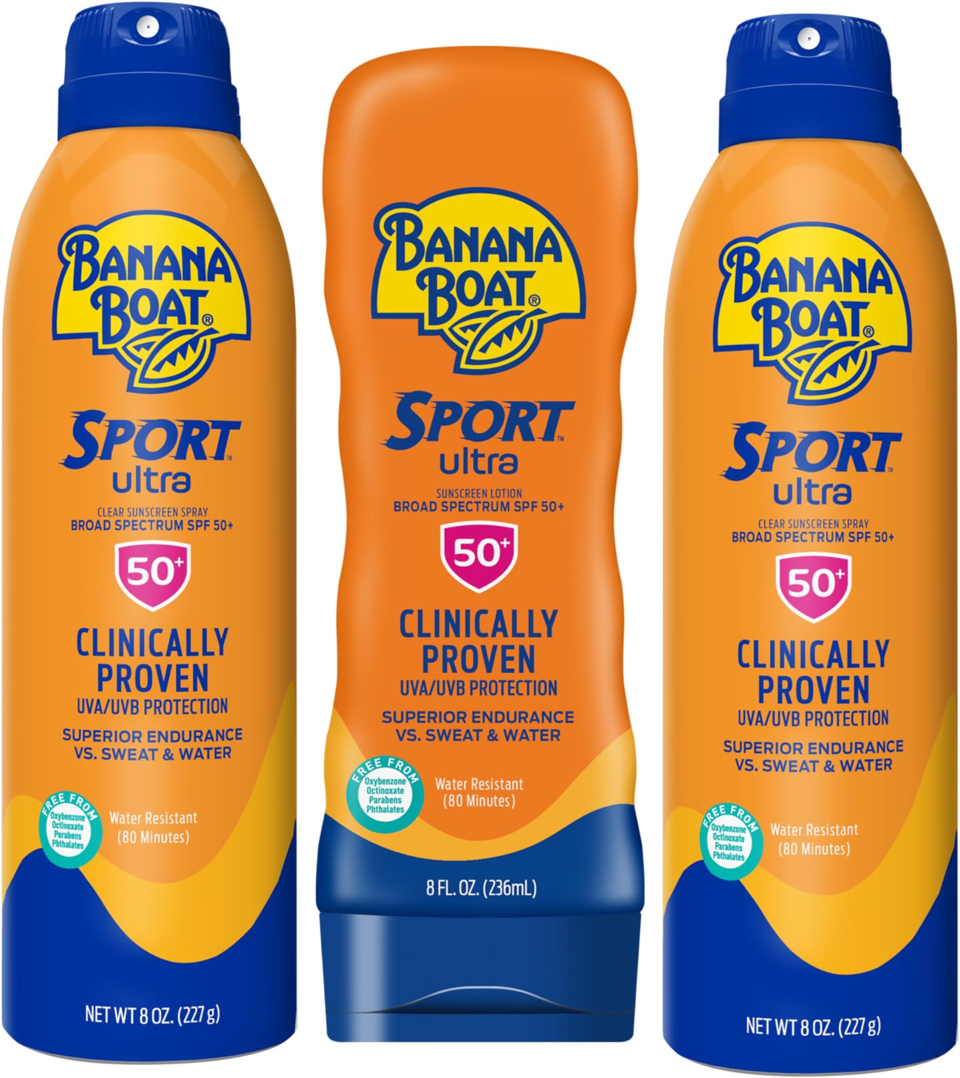 Amazon.com: Banana Boat Sunscreen Sport Performance Broad Spectrum Sun ...