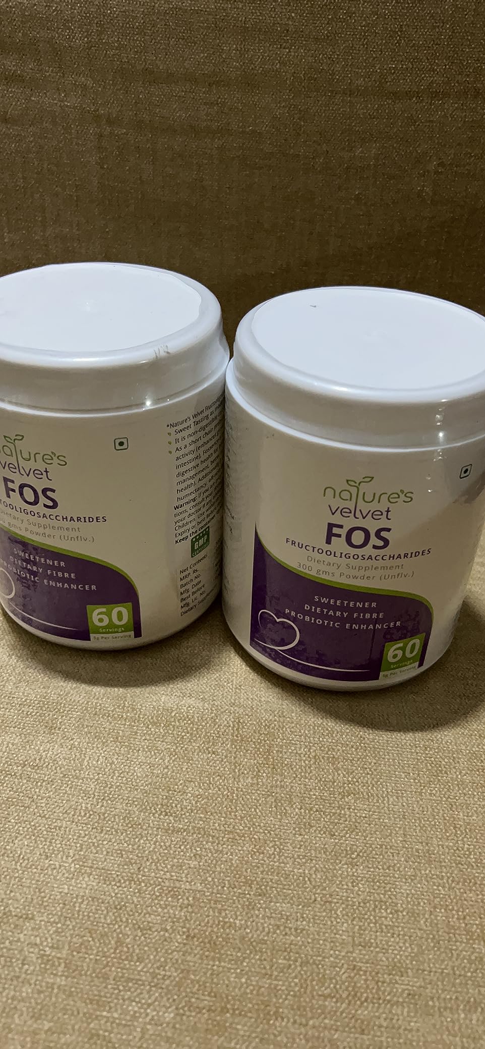 Nature's Velvet FOS Fructooligosaccharides, Sugar Substitute and ...