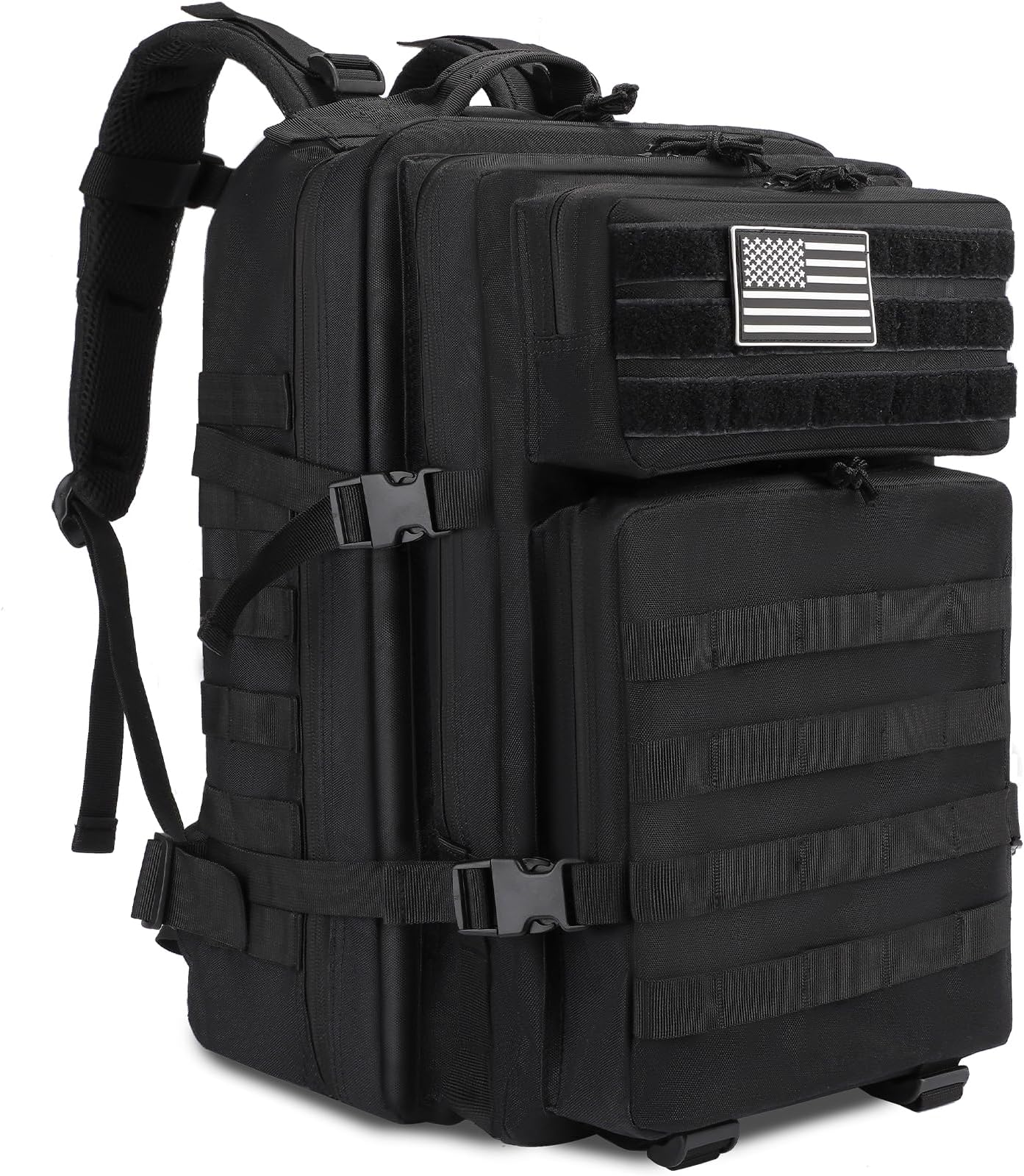 Amazon.com: THYWD 45L Tactical Backpack Large Black Military Army ...