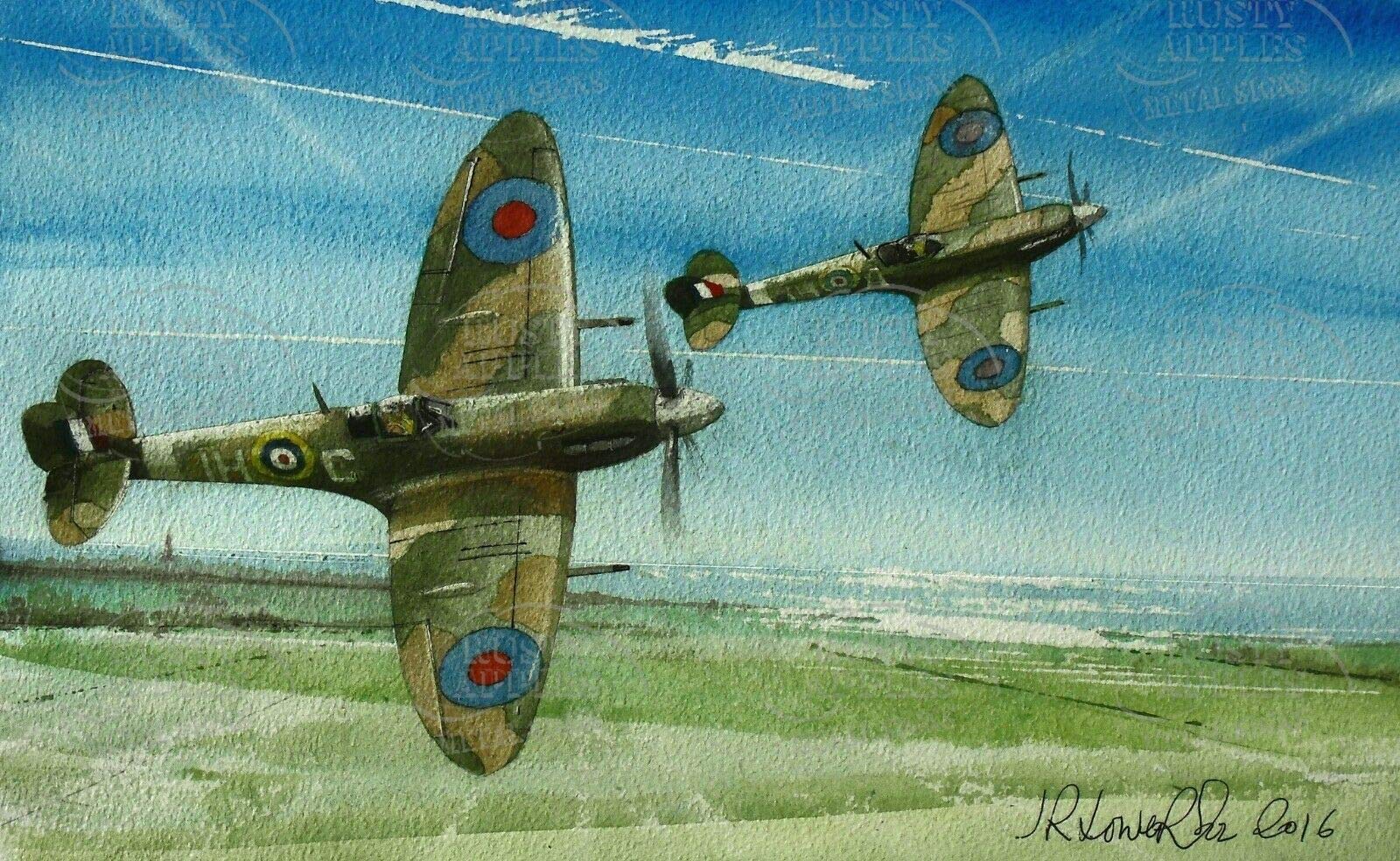 WW2 RAF-WW2 Vickers Supermarine Spitfires - 3 Sizes To Choose From ...