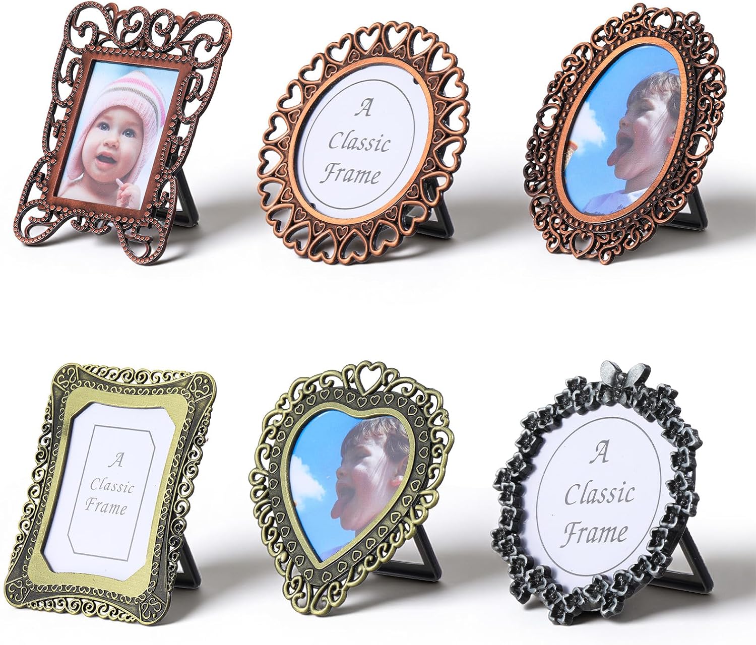 Amazon.com - 6 PCS Miniature Picture Frames Small Picture Frame Mini ...