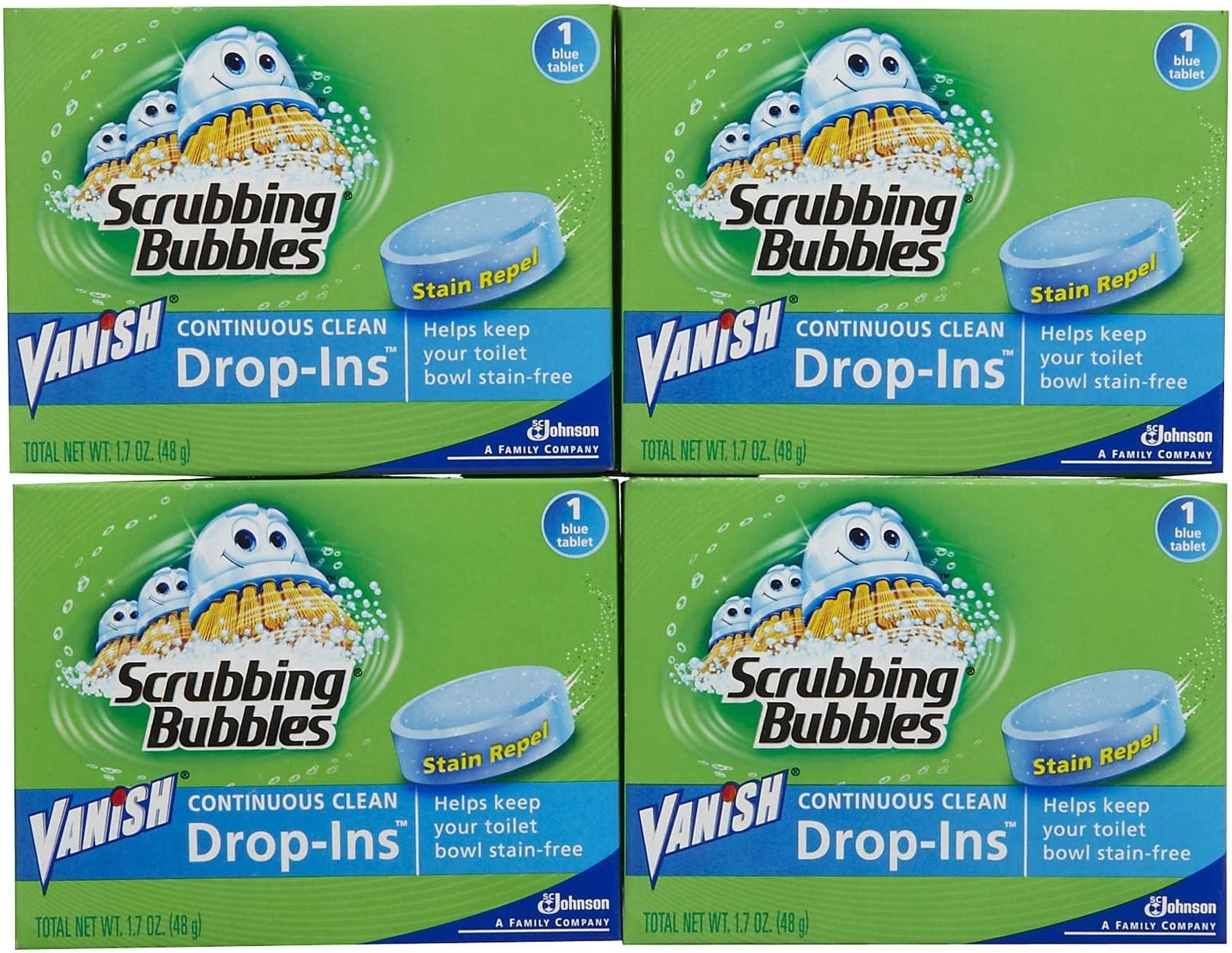 Amazon.com: Vanish Scrubbing Bubbles Drop-Ins, 1.7 Oz, Pack of 12 ...