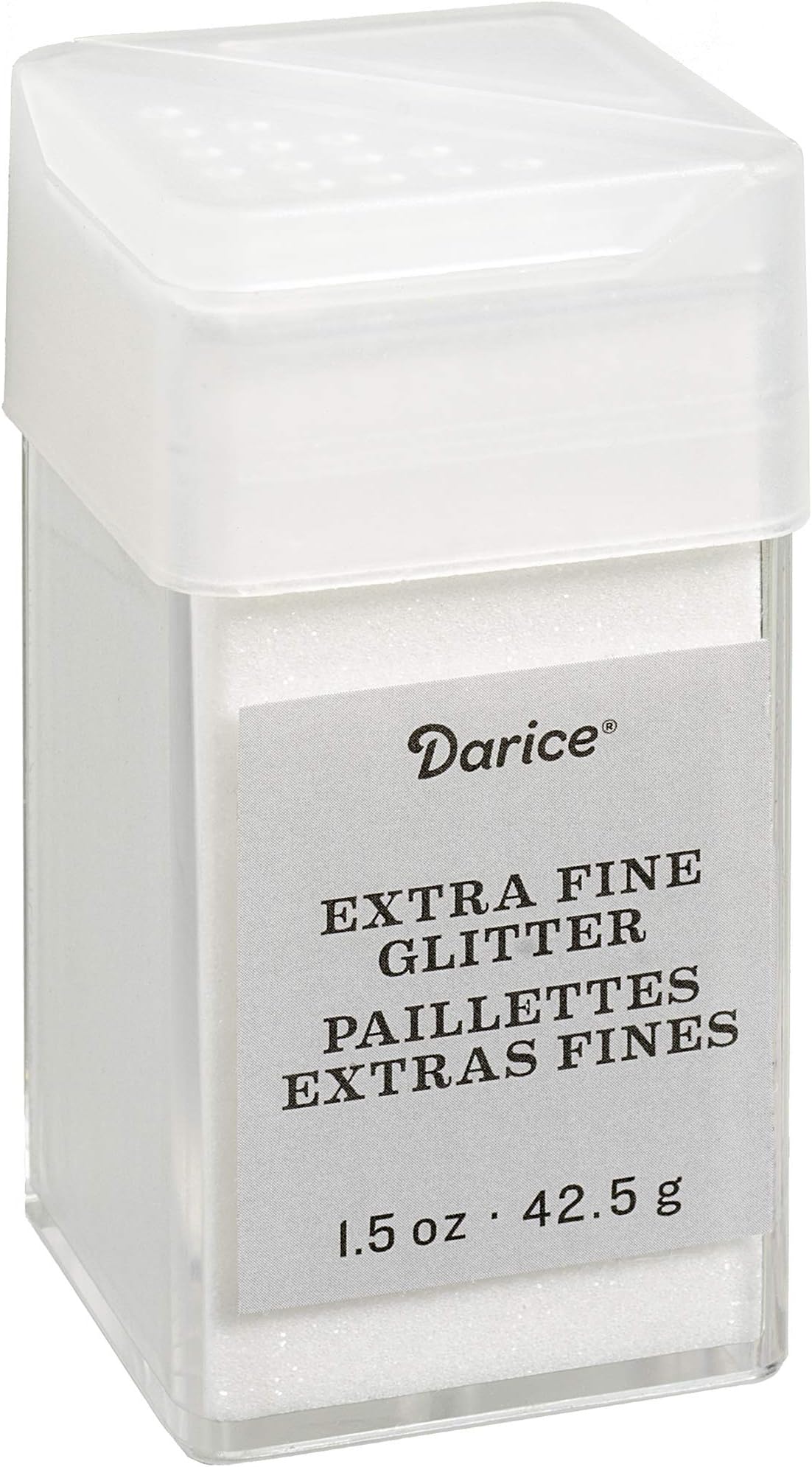 Amazon.com: Frost Extra Fine Glitter 1.5 Ounces Canister w/Pour or ...