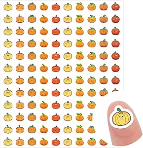 Amazon.com: JarThenaAMCS 2400 Pcs Fall Mini Pumpkin Stickers Autumn ...