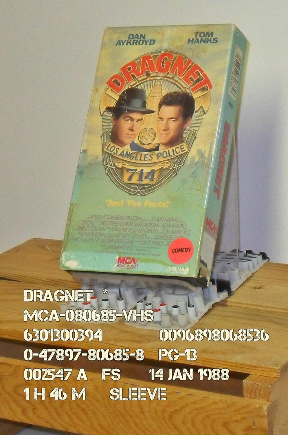 Amazon.com: Dragnet [VHS] : Dan Aykroyd, Tom Hanks, Christopher Plummer ...