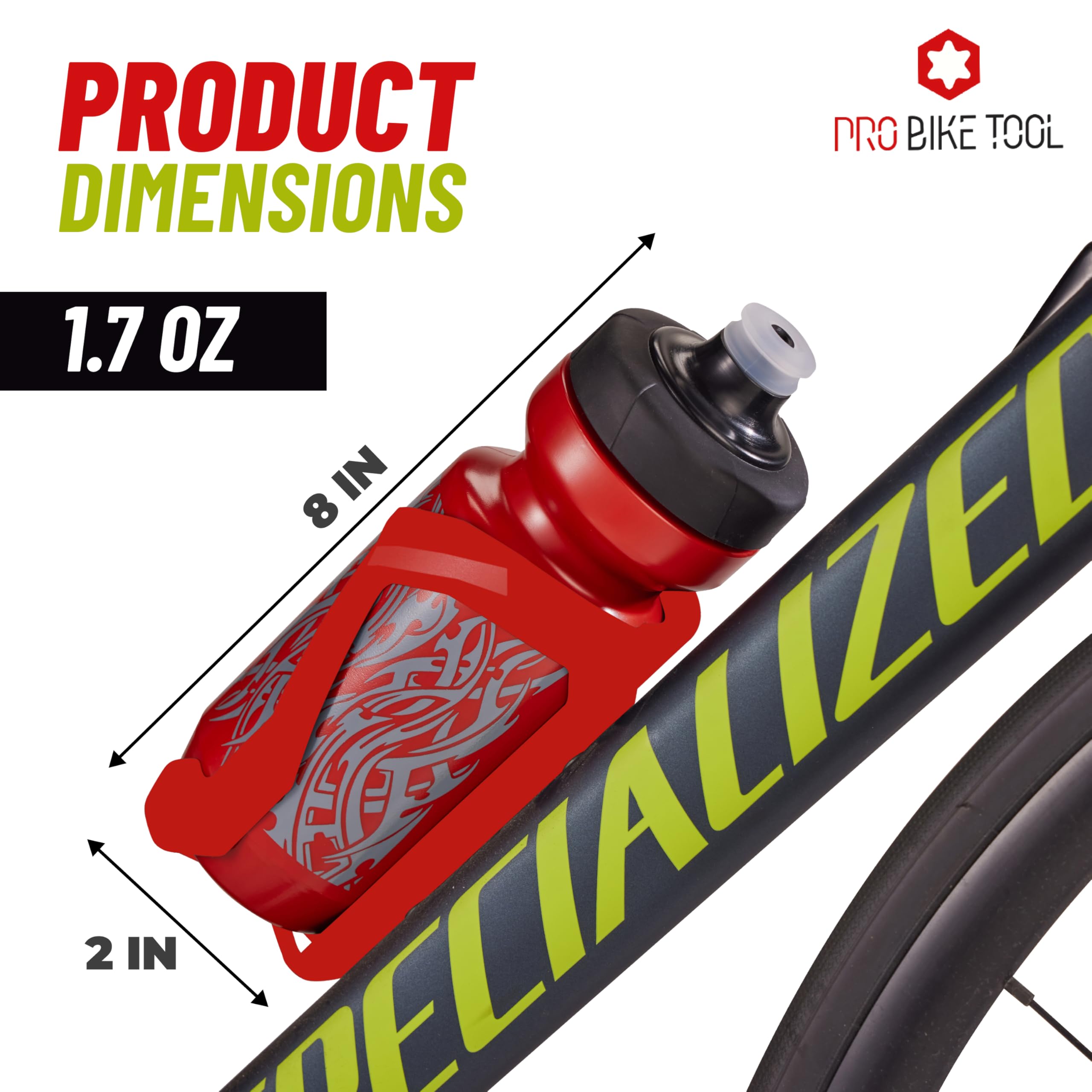 Snapklik.com : PRO BIKE TOOL Bike Water Bottle 550 Ml 19 Oz -for All ...