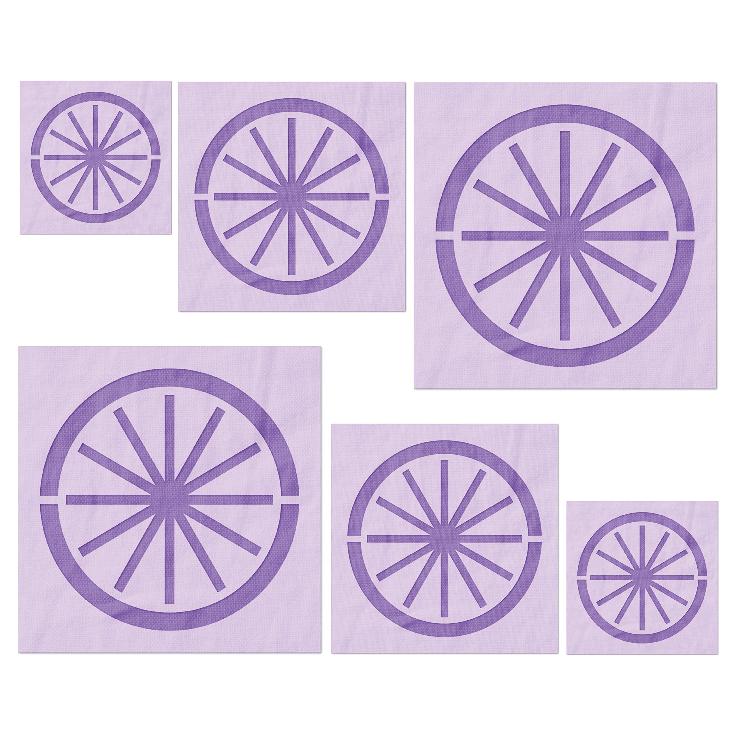 Amazon.com : Stencil Stop Wagon Wheel Stencil - Reusable for DIY ...
