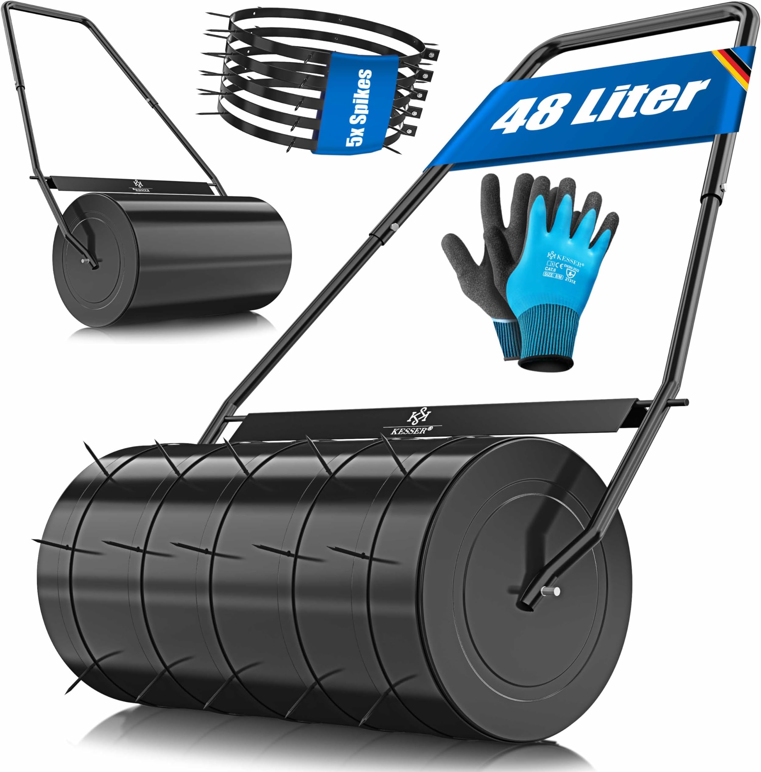 Wiltec Dameuse de sol – en Acier – 11,5 kg – Plaque carrée 20 x 20 cm ...