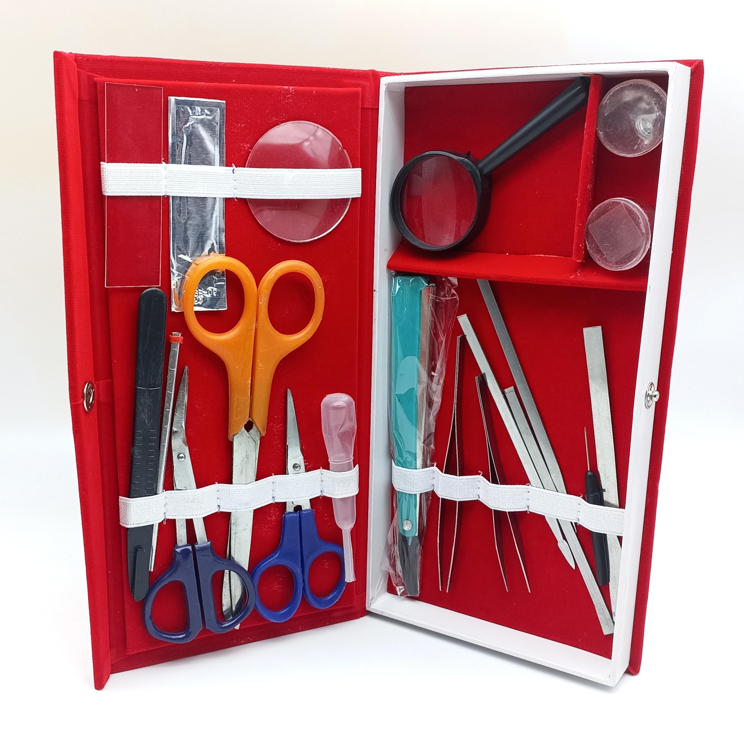 CRAFTWAFT BIOLOGY BOX DISSECTION BOX SET WITH ALL INSTRUMENTS STAINLESS ...