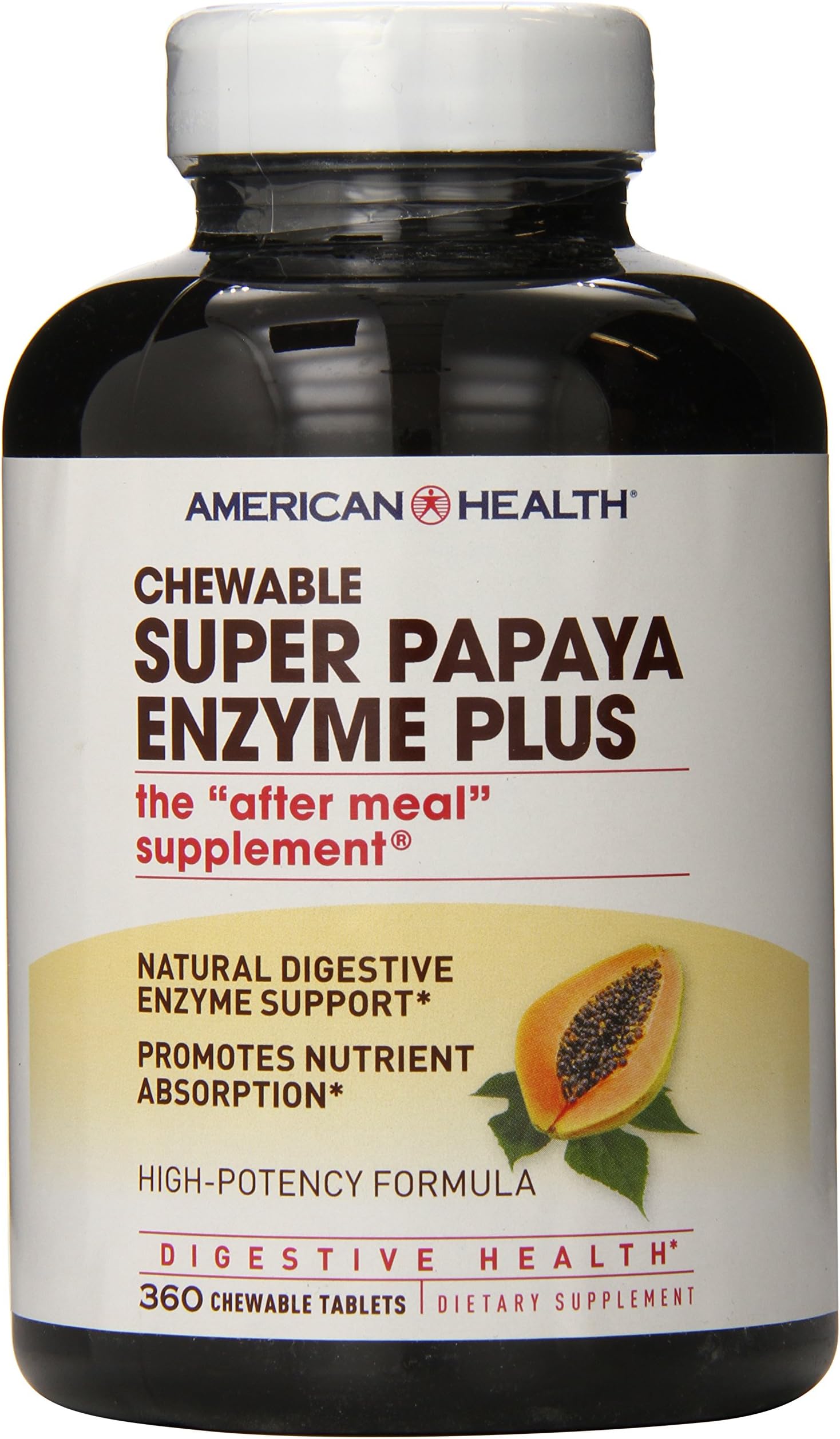 Amazon.com: American Health Original Papaya Digestive Enzyme Chewable ...